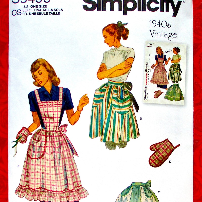 Retro Apron Pattern - Etsy