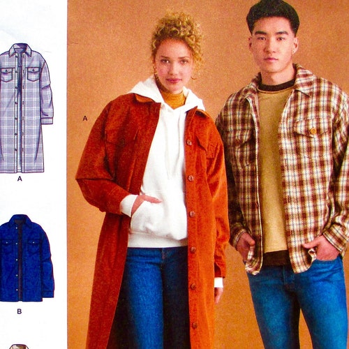 Simplicity Sewing Pattern S9388 Coat CPO Shirt Jacket | Etsy