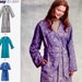 Simplicity Easy Sewing Pattern 8798 Wrap Coats, Raglan Sleeves, Tie ...