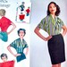 Simplicity Sewing Pattern 8452, Knit Blouse, 1950's Retro Fashion ...