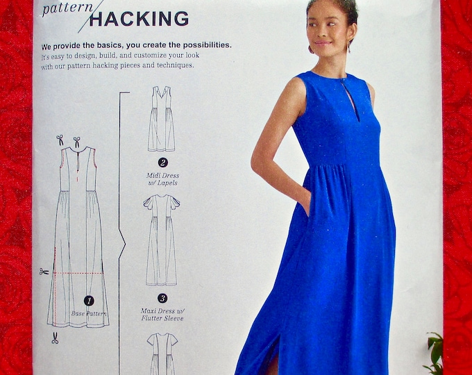 Simplicity Sewing Pattern S8888 Maxi Midi Short Dress, Sleeveless ...