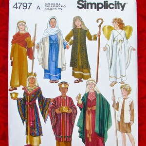Simplicity Sewing Pattern 4797 Christmas Nativity Scene - Etsy
