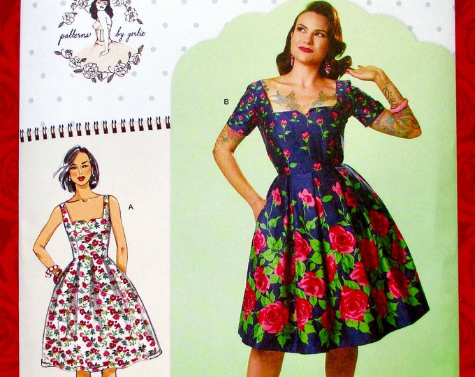 Simplicity Sewing Pattern S8873, Retro Sundress, Sleeveless Dress ...