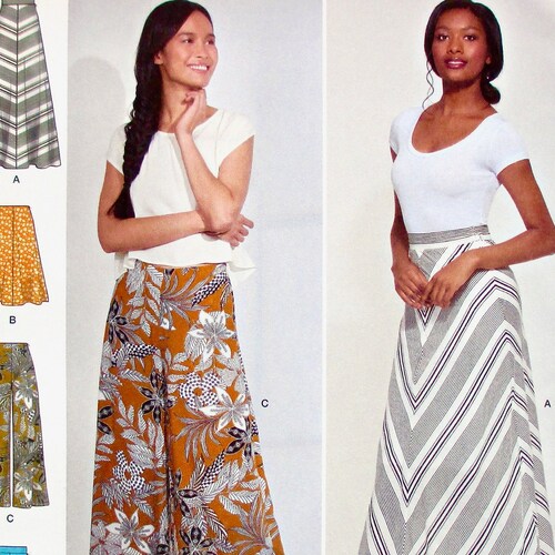 Simplicity Sewing Pattern 8605 Wide Leg Palazzo Pants Skirts - Etsy