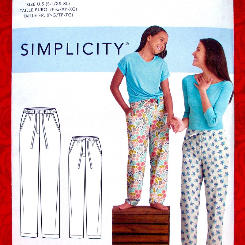 Casual Pants Pattern - Etsy