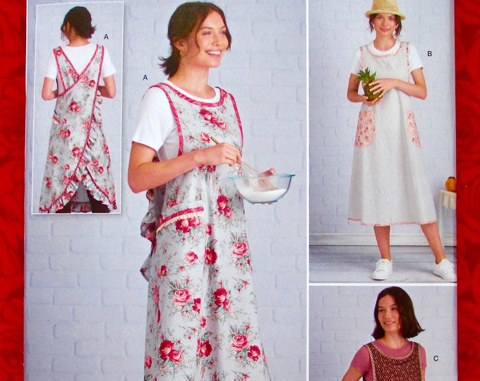 Simplicity Sewing Pattern S9312, Wrap Apron, Boho Granny Chic Style ...