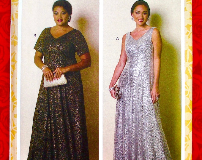 Butterick Sewing Pattern B6146, Formal Gown Special Occasion, Plus ...