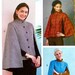 Butterick Sewing Pattern B6603 Capes, Semi-fitted, Lined, Modern ...