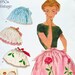Simplicity Sewing Pattern 8814 Fancy Half Aprons, Rose Appliqué, Back ...