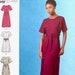 Simplicity Easy Sewing Pattern S8981 Pullover Dress, Obi Tie Belt, Miss ...