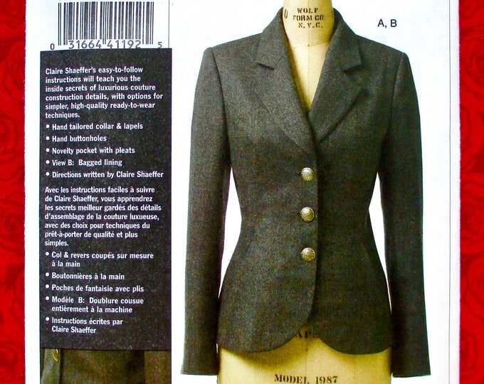 Simplicity Sewing Pattern 1421, Blazer Jacket Coat, Spring Summer ...