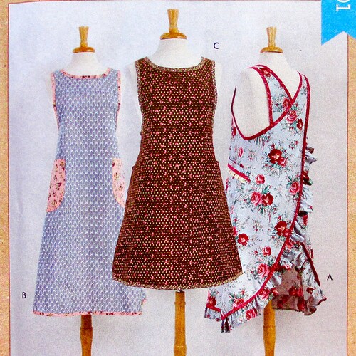 Simplicity Sewing Pattern 8230 Apron Dress Boho Granny Chic - Etsy