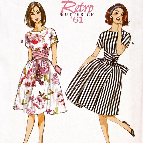 Butterick Easy Sewing Pattern B6318 Dress Short Sleeve | Etsy