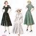 Butterick Sewing Pattern B6018 Dress, Fitted Bodice Flared Skirt, Miss ...