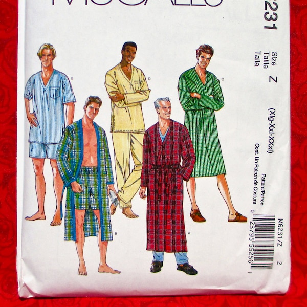 Mens Nightshirt Sewing Pattern - Etsy