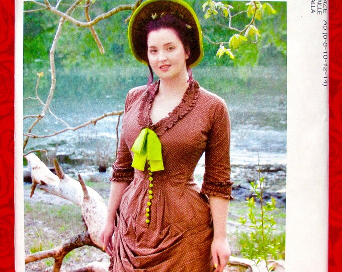 Simplicity Sewing Pattern 8161, 1700's Highland Dress Gown, Bodice ...