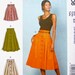 McCall's Easy Sewing Pattern M7906 Pleated Skirts Button | Etsy