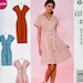 Mccall's Sewing Pattern M7920, Button Front Dress, Short Sleeve, Flared ...