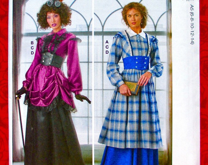 Simplicity Sewing Pattern 8161, 1700's Highland Dress Gown, Bodice ...