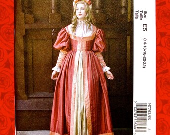 Elizabethan Costume Pattern | Etsy