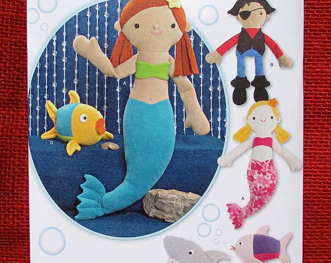 Simplicity Sewing Pattern 1131 Stuffed Toys, Child's Soft Dolls ...