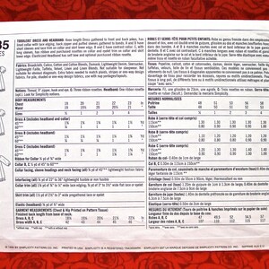 Simplicity Sewing Pattern 9835 Party Dress Headband Yoke - Etsy