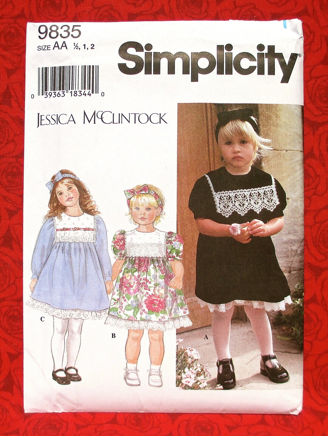 Simplicity Sewing Pattern 9835 Party Dress Headband Yoke - Etsy
