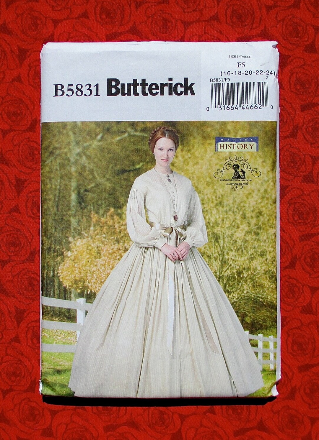 Butterick Sewing Pattern B5831 Gathered Hoop Dress, Petticoat ...