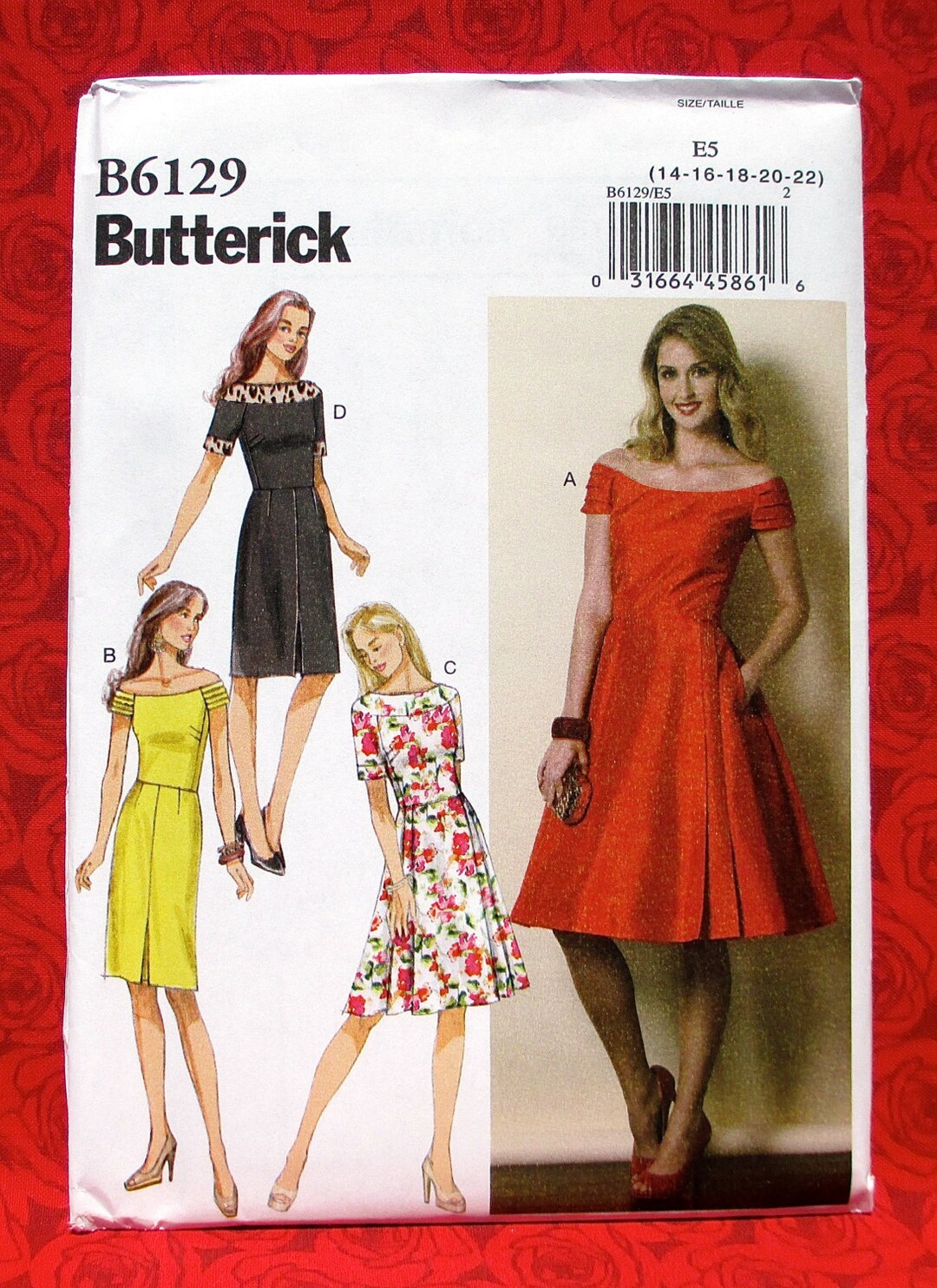 Butterick Sewing Pattern B6129, Special Occasion Dress, Semi-formal ...