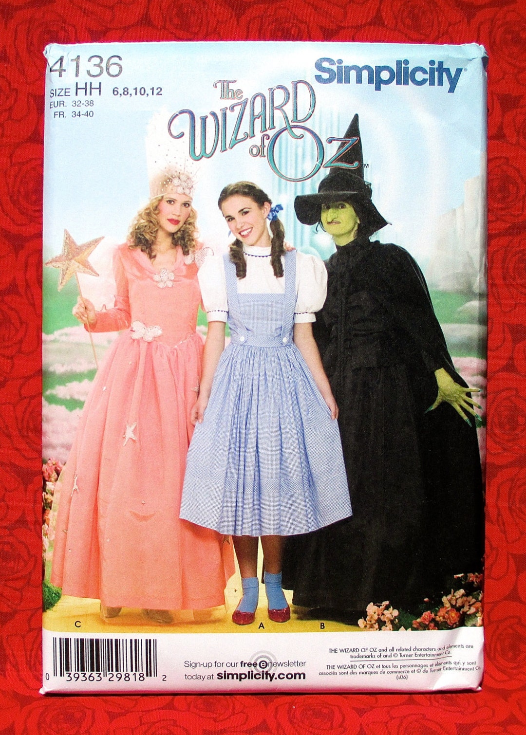 Wizard of Oz Costume Sewing Pattern Simplicity 4136 Dorothy - Etsy