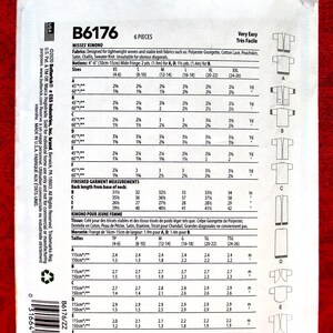 Butterick B6176 Easy Sewing Pattern Kimono Jacket Coat, Hi Lo Top ...