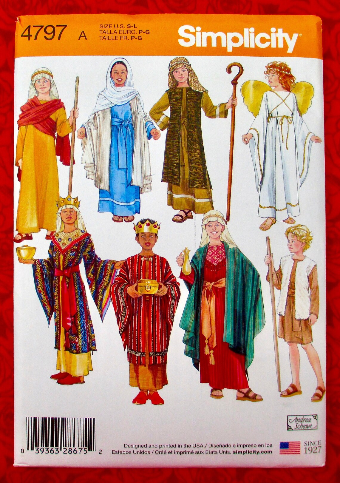 Simplicity Sewing Pattern 4797 Christmas Nativity Scene - Etsy