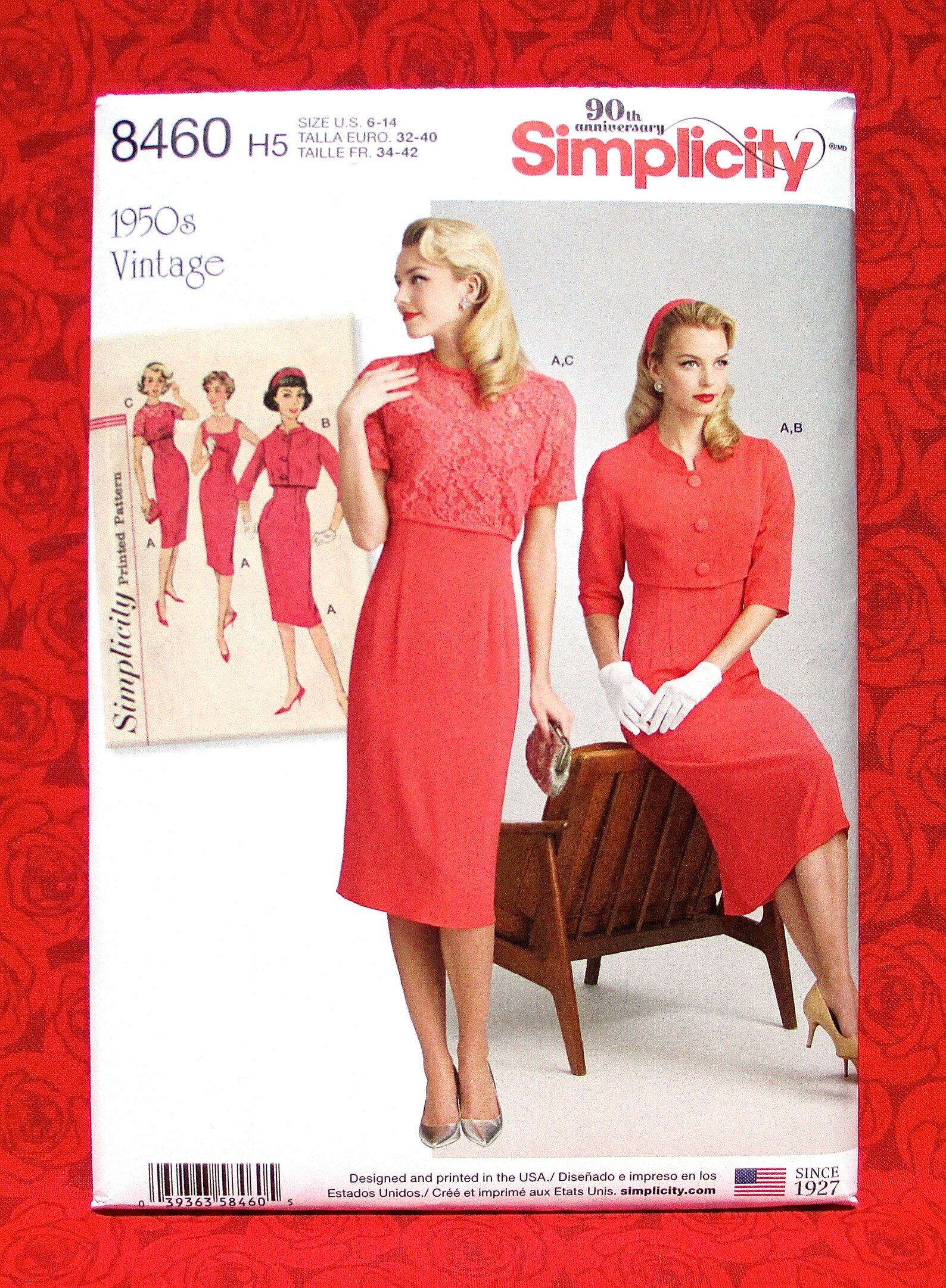 Simplicity Sewing Pattern 8460 Sheath Dress Jacket - Etsy