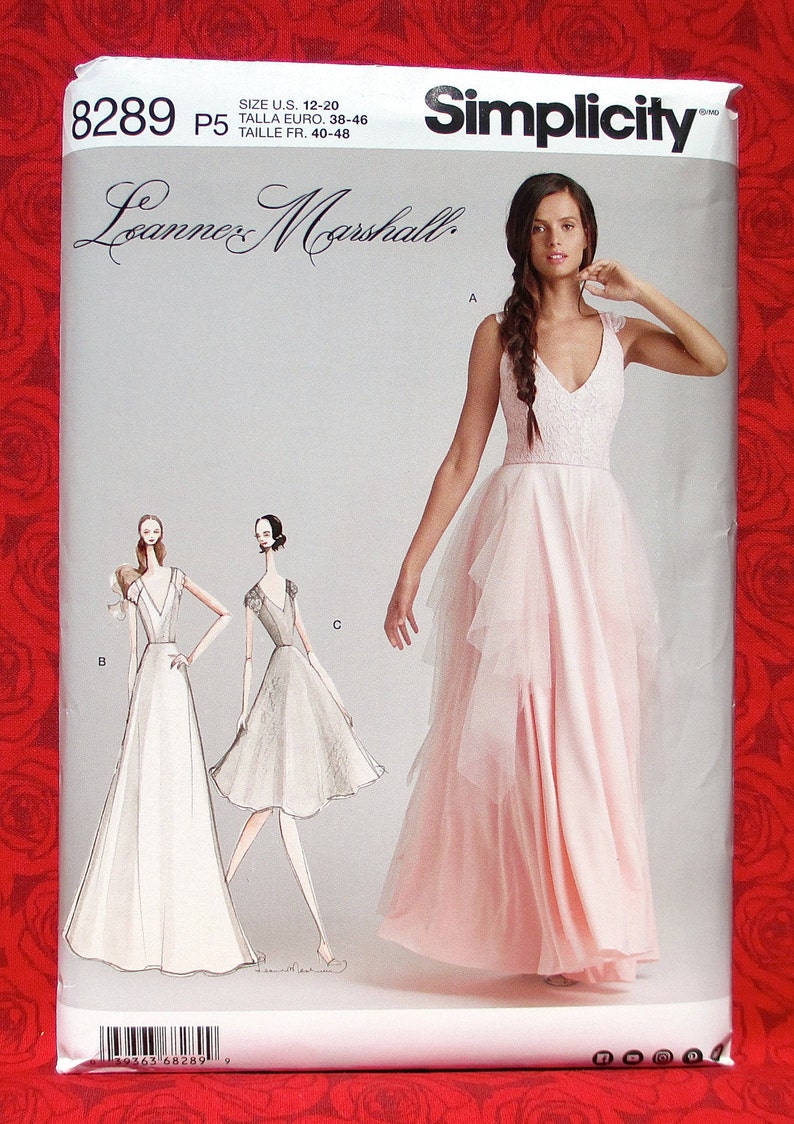 Simplicity Sewing Pattern 8289 Special Occasion Dress Long - Etsy