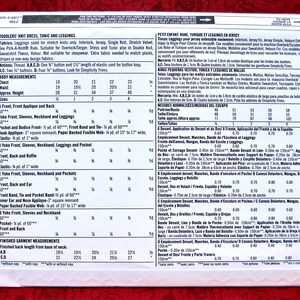 Simplicity Sewing Pattern 8270 Dress Tunic Leggings Penguin Polar Bear ...