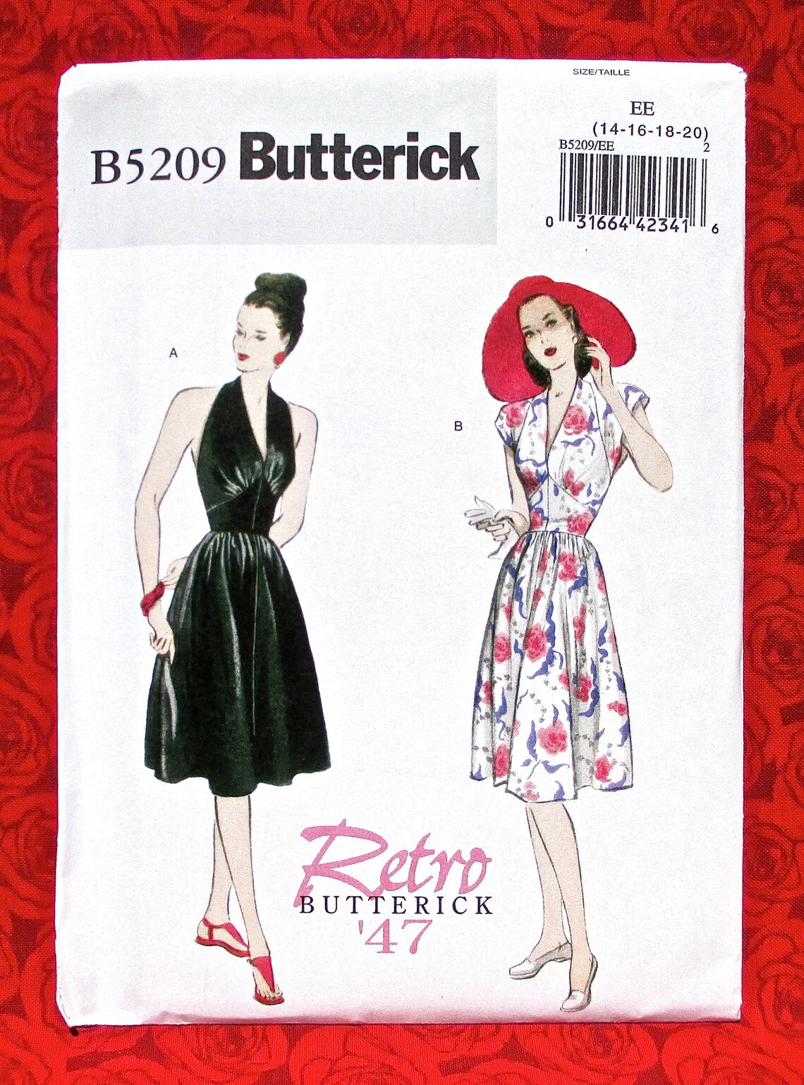 Butterick Easy Sewing Pattern B5209 Summer Dress Halter | Etsy