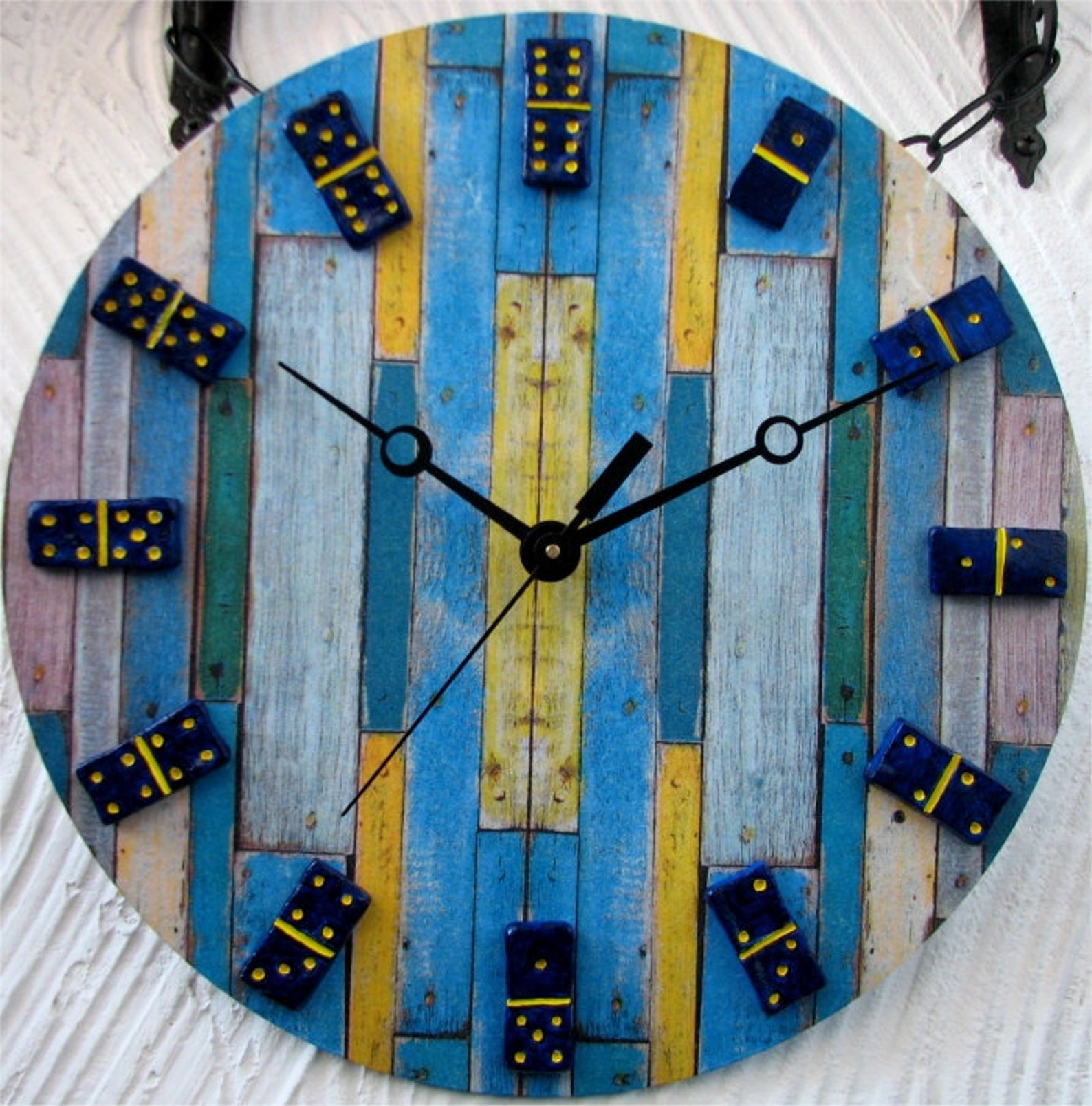 Wall Clock Domino, Home Decor, Home and Living, Unique Wall Clocks ...