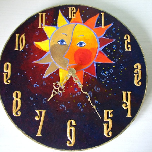 Hand Painted Clocks - Etsy