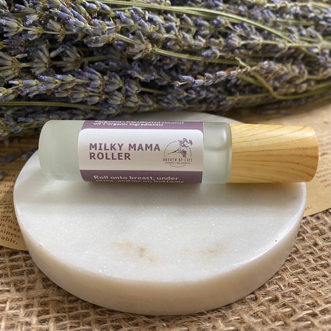 Organic Milky Mama Roller | Lactation Essential Oil | Increase Milk ...