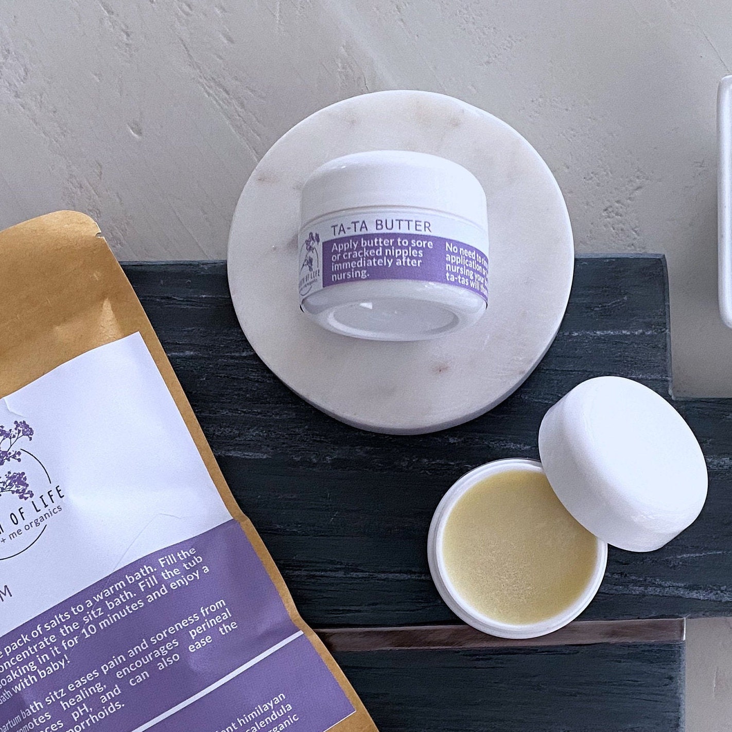 ORGANIC Nipple Butter Organic Ta-ta Butter Nipple Cream Nursing Cream ...