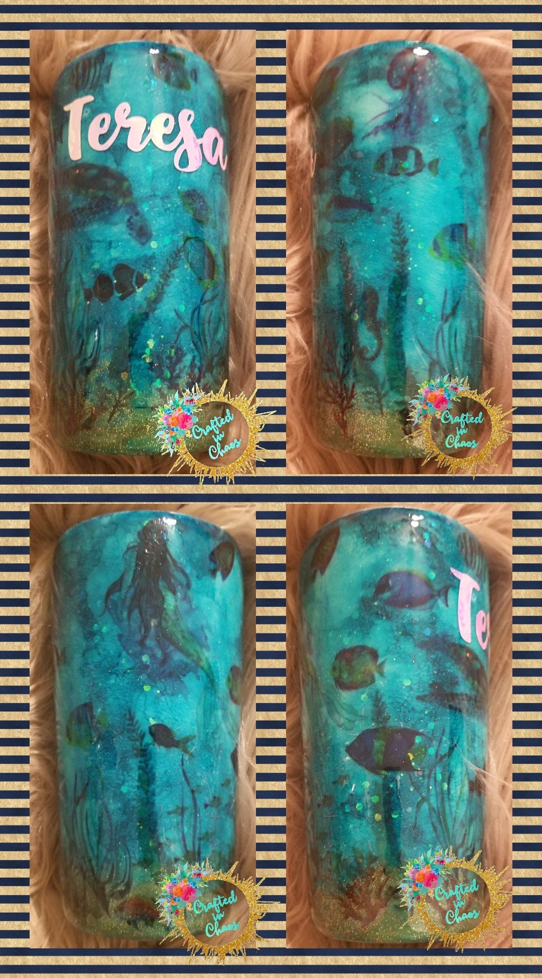 Personalized Oceanscape Tumbler Ozark/rtic/yeti ~ Under the Sea ...