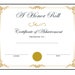 A Honor Roll Student Award Honor's Day Ceremony Graduation Certificate ...