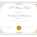 A Honor Roll Student Award Honor's Day Ceremony Graduation Certificate ...