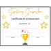 Superstar Speller Certificate of Achievement Award for Any Age or Grade ...