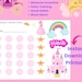 Princess Printable Reward Sticker Chart / Toddler Kids Student / Chore ...