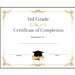 Third 3rd Grade Graduation Diploma Certificate Instant Download ...