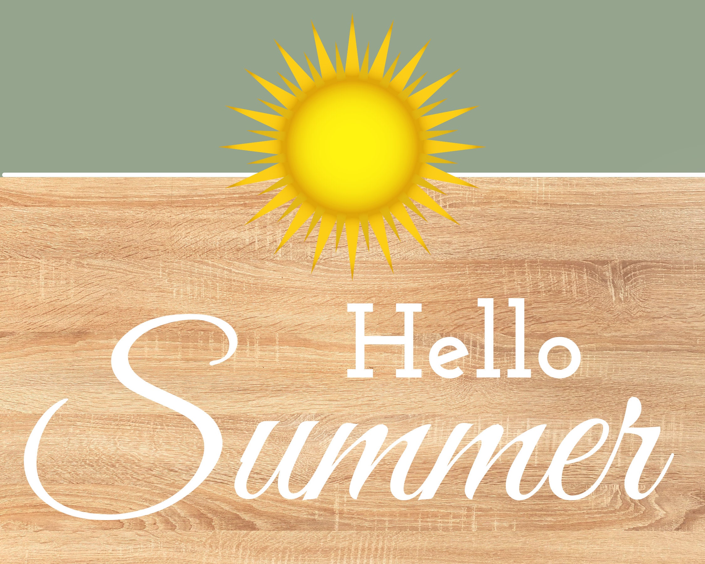 Hello Summer / Welcome Summer / Colorful / Bright / Flower / Sunny ...