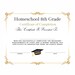 Preschool Graduation Certificate of Completion Instant Download Diploma ...