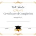 Third 3rd Grade Graduation Diploma Certificate Instant Download ...