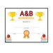 A and B Honor Roll Student Award Honor's Day Ceremony Graduation ...